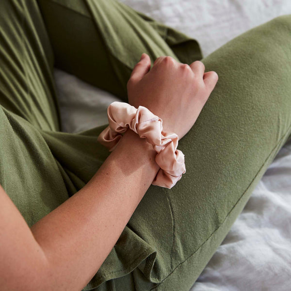 Large Silk Scrunchies | 3 Piece Set | Mulberry Silk Accessories